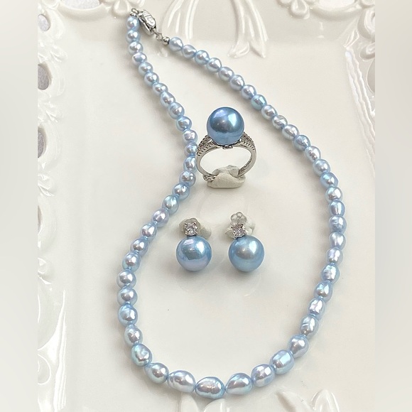 Hand Crafted | Jewelry | Stunning Blue Pearl Collection | Poshmark